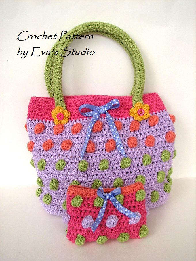Girls Bag / Purse/ Wallet, Crochet Pattern Pdf,easy, Pattern No. 72 on ...
